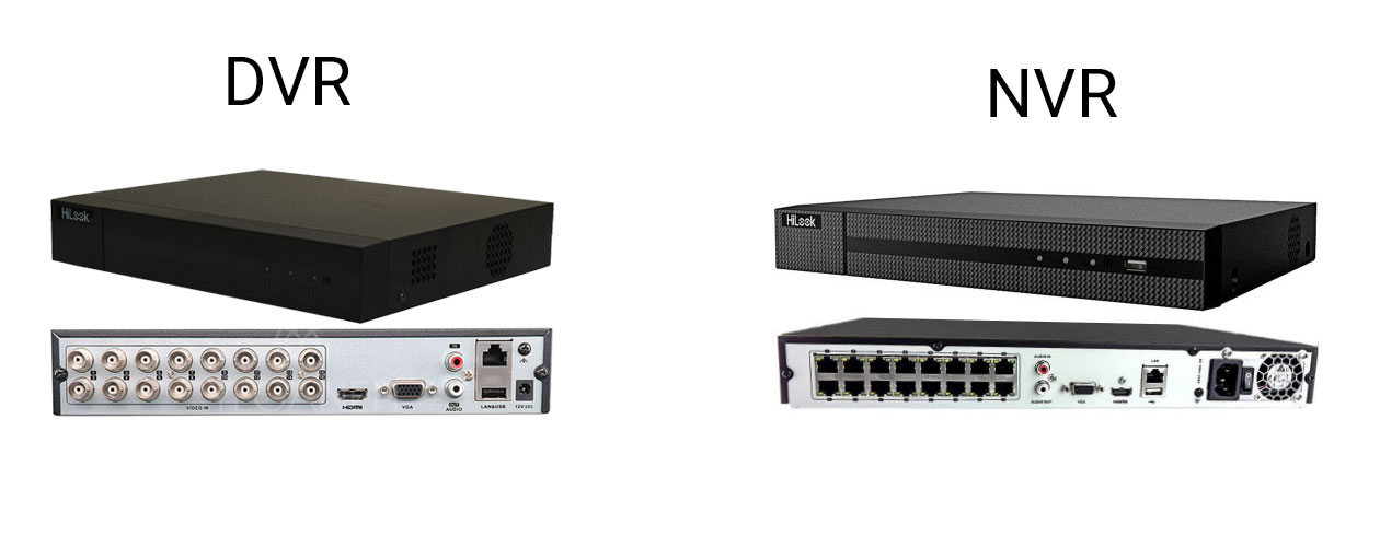 تفاوت NVR و DVR چیست | تفاوت DVR و NVR چیست ( ظاهری و فنی )